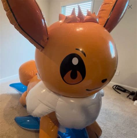 Made To Order Inflatable Pvc Eevee Bondage Suit