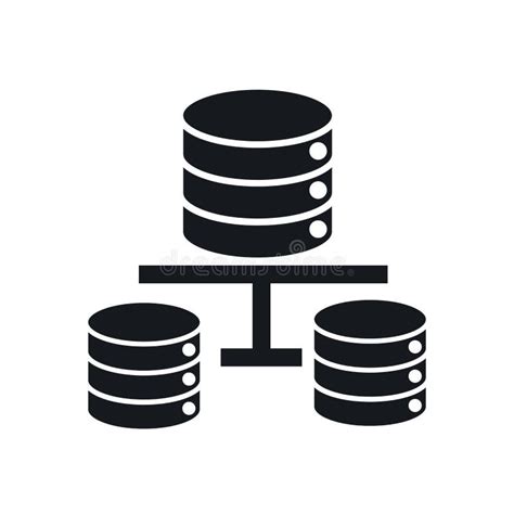 Database Icon Vector Sign And Symbol Isolated On White Background