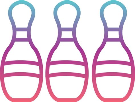Bowling Pins Vector Icon 16467267 Vector Art At Vecteezy
