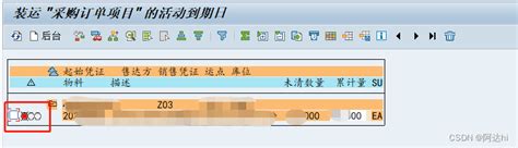sap bapi po create1 创建采购订单的交货单，少行 sap采购订单历史交货单行是怎么产生的 csdn博客