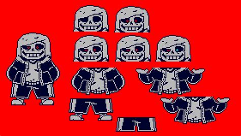 Dust Sans Sprite Sheet Pixel Art Maker