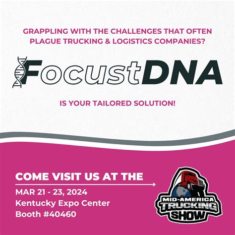 Focustapps Llc On Linkedin Focustdna Trucking Datalogisitics