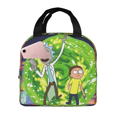 Rick And Morty Lunch Box Lunch Bag Reusable Insulated Lunch Box Meal