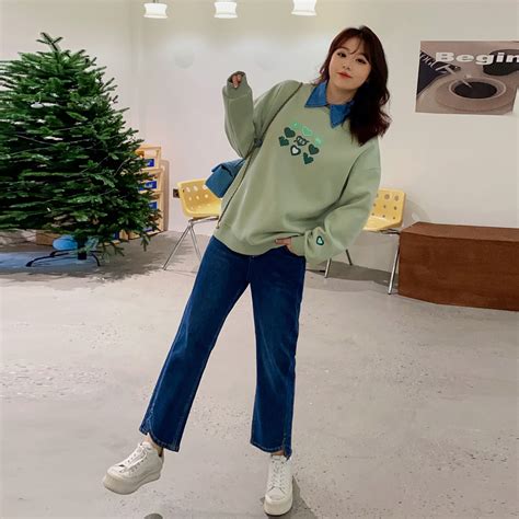 S肉卷微胖大码女装韩版宽松圆领卫衣胖mm2023年春季新款休闲上衣虎窝淘