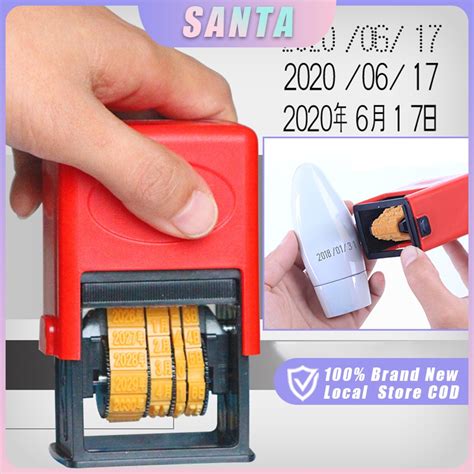 Portable Coding Machine Manual Year Month Day Quick Drying Ink Stamp Printer For Food Packaging