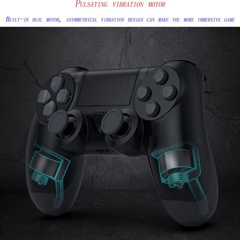 Wireless Bt Ps4 Gaming Controller Compatible With Ps4 Ps3 Pc Android