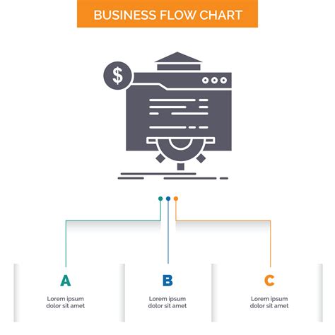 Seo Progress Globe Technology Website Business Flow Chart Design