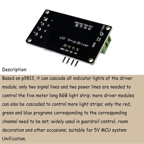 Acxico Full Color Rgb Led Strip Driver Module Shield For Arduino In Nepal At Npr 1991 Rating 5