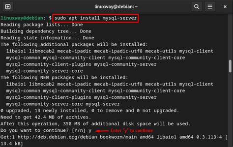 How To Install MySQL On Debian LinuxWays