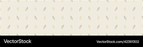 Gender Neutral Foliage Seamless Border Royalty Free Vector