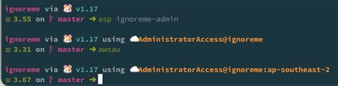 using the cli with aws sso ig nore me