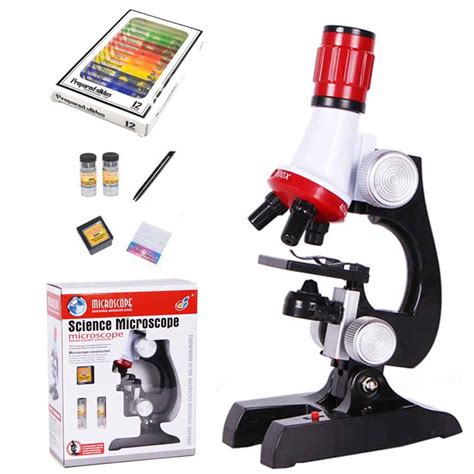 Zk30 Microscope Kit Lab Led 1004001200x Home Sch Vicedeal