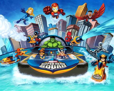 Super Hero Squad By Marvel 40 X 32 Arttocanvas Fine Arts
