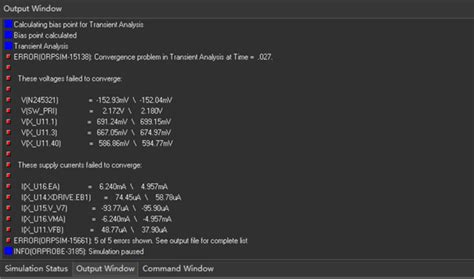 Pspice For Ti 仿真报错 仿真、硬件和系统设计工具论坛 仿真、硬件和系统设计工具 E2e™ 设计支持