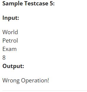 Solved Write A Program That Takes Three Single Word Strings Chegg