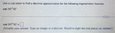 [solved] use a calculator to find a decimal approximation