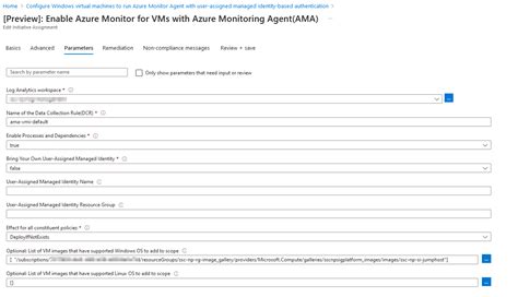Preview Enable Azure Monitor For Vms With Azure Monitoring Agentama Issue For Azure Compute