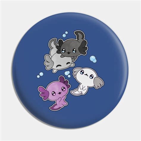 Asexual Axolotl Lgbt Pride Flag Asexual Pin Teepublic