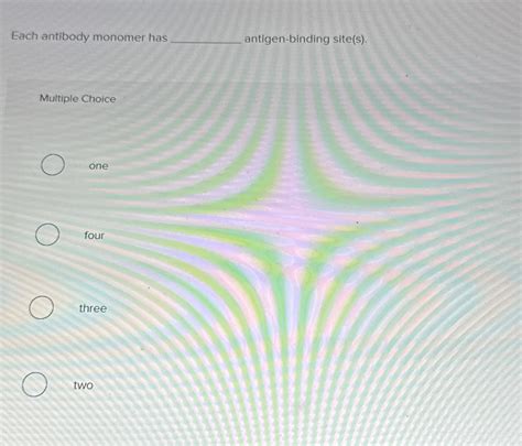 Solved Each Antibody Monomer Has ﻿antigen Binding