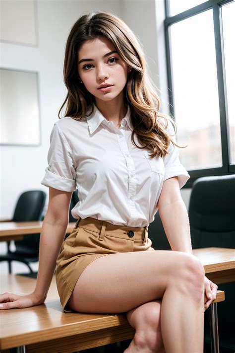 Cute Burnette Woman Pwnage
