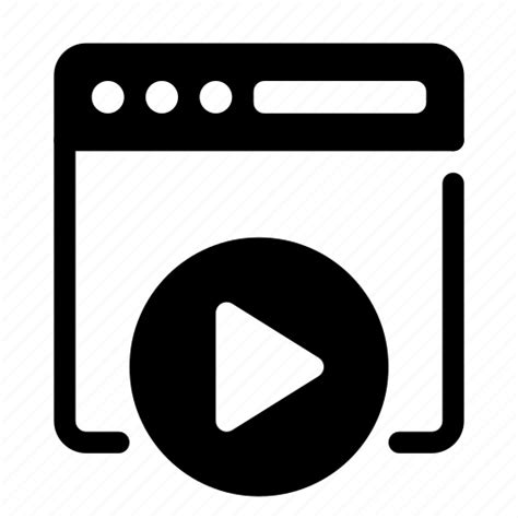 Browser Web App Video Play Icon Download On Iconfinder
