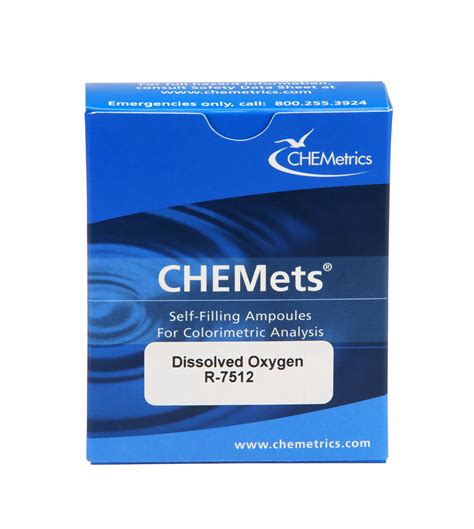 Dissolved Oxygen Chemets Refill R 7512 Chemetrics
