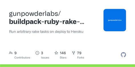 Github Gunpowderlabsbuildpack Ruby Rake Deploy Tasks Run Arbitrary Rake Tasks On Deploy To