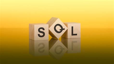 Premium Photo Three Wooden Cubes With The Letters Sql On The Bright