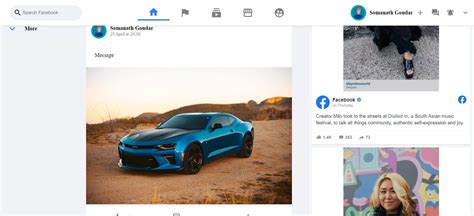 Facebook Clone Website Using Html And Css With Source Code