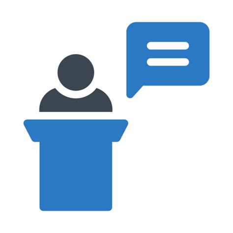 Lecture Basic Straight Flat Icon