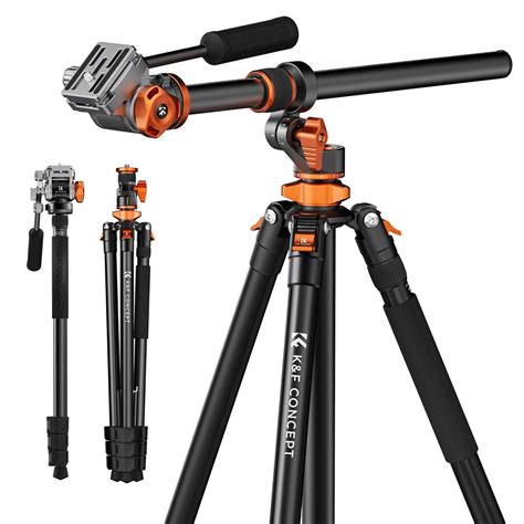 Fluid Head Video Tripod 91 Inch 2 3m 360 Kandf Concept