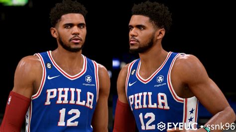 Nba 2k23 Tobias Harris Cyberface Update 2 Versions Ssnk96