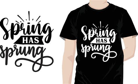 Spring Has Sprung Spring Quotes Design 23118715 Vector Art At Vecteezy