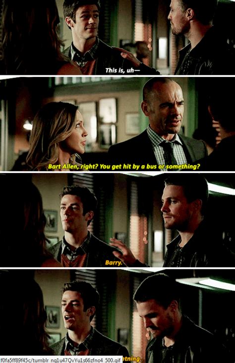 Barry Oliver Captain Lance And Laurel Arrow Thebraveandthebold Supergirl And Flash Flash