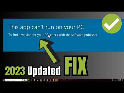 This App Cant Run On Your Pc Windows 10 Enterprise 17 Solutions To Fix