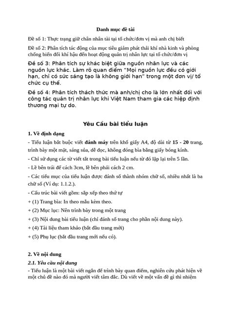 Tiểu Luận Qtnl Nâng Cao Pdf