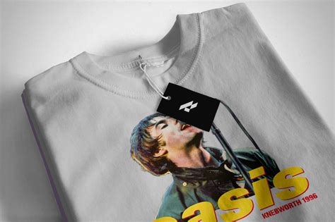 Oasis Knebworth 1996 Album Cover Print T Shirt Oasis Graphic Tee Unisex