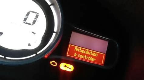 Injection And Emissions System Warning On Renault Light On