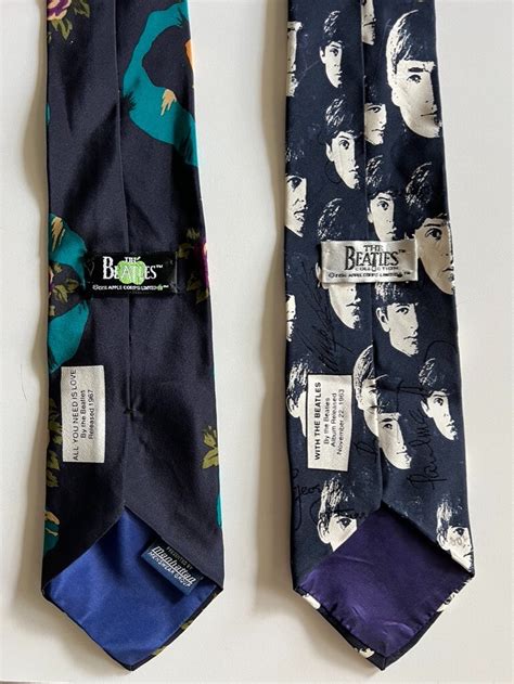 Vintage The Beatles Ties The Beatles Collection Set… Gem
