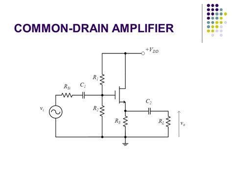 Common Drain Amplifier Using Jfet Circuit