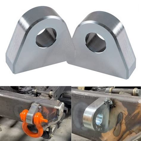 A Pair Of 1 Thickness Weld On Shackle Clevis Mount For Trucks Offroad