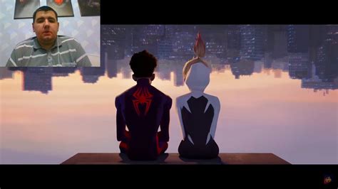 Реакция на Человек Паук Сквозь Вселенные Официальный трейлер Youtube