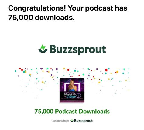 omg 75k people have listened to my podcast and over 80k have watched we