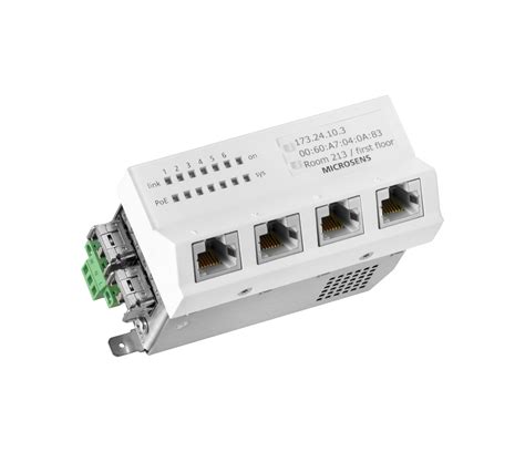 Microsens 6 Port Gbe Micro Switch G6 Poe