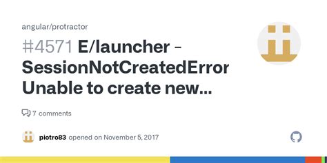 Elauncher Sessionnotcreatederror Unable To Create New Service Geckodriverservice Build Info