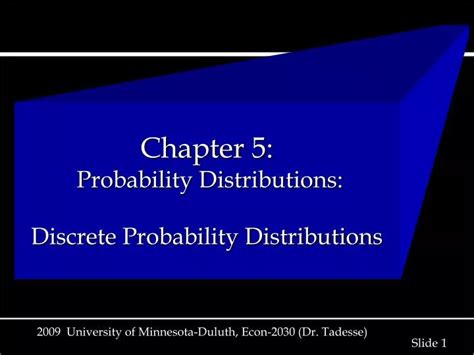 Ppt Chapter 5 Probability Distributions Discrete Probability