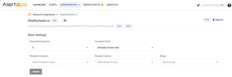 Healthchecks Io Prebuilt Integration