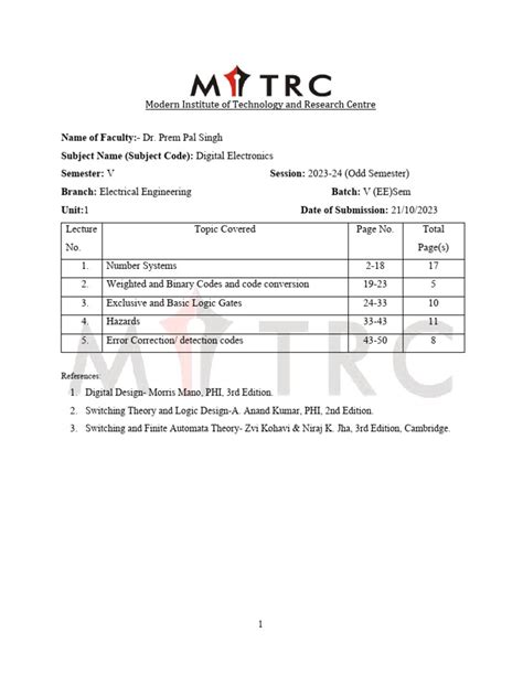 Unit 1 Pdf Logic Gate Binary Coded Decimal