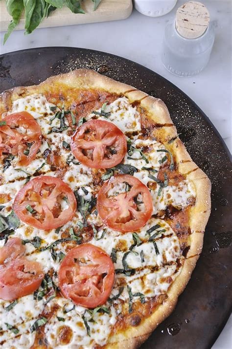 Thin Crust Margherita Pizza By Leigh Anne Wilkes