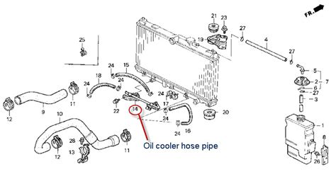 92 At Cooler Hose Help W Part Id Honda Accord Forum Honda Accord